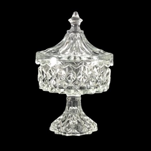 Gillinder Brothers | Dining | Vtg Gillinder Brothers Glass Diamond ...